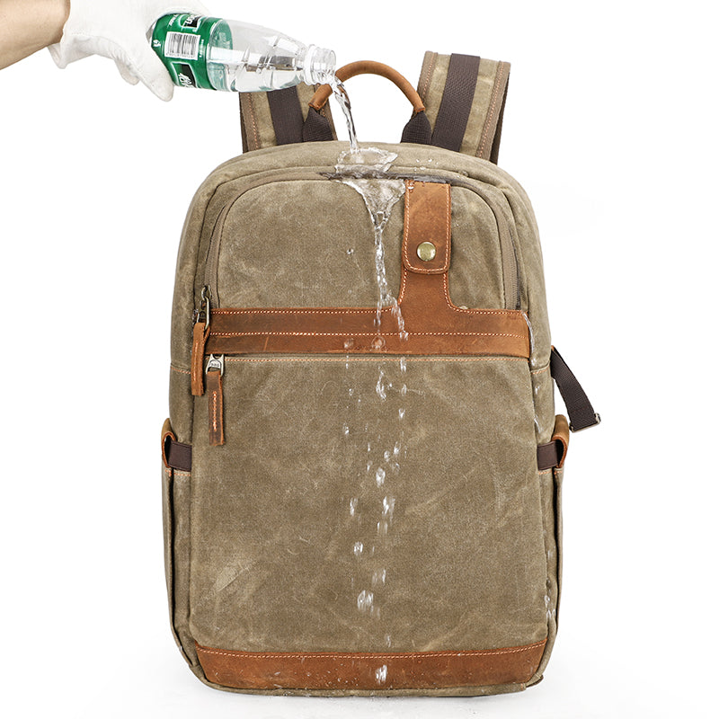 Canvas Waterproof Mens Large Nikon Camera Backpack Canon Camera Bag Ds ...